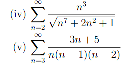 Solved (6) Use the LCT to determine whether the infinite | Chegg.com