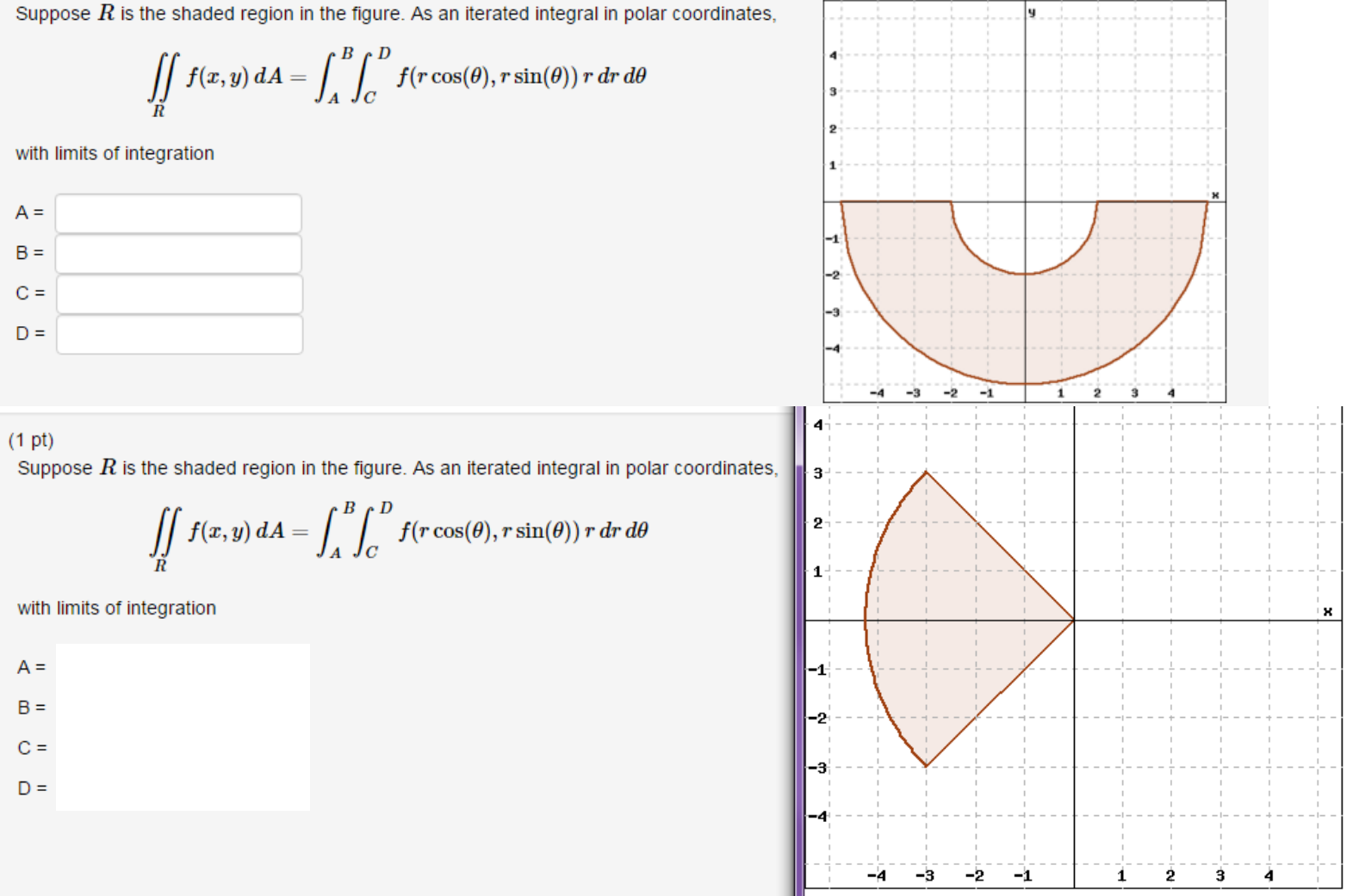 Solved Suppose R is the shaded region in the figure. As an | Chegg.com