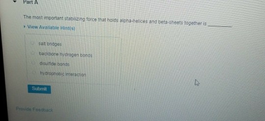 Solved Part A Which of the following is an example of | Chegg.com