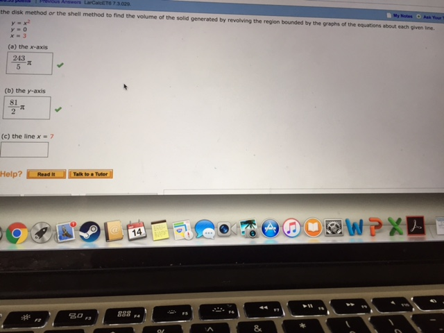 Solved the disk method or the shell method to find the | Chegg.com
