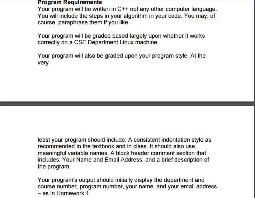 CSCE 1040 Homework 5 For this assignment we are going | Chegg.com