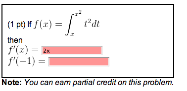 Solved If f(x) = integrate limit x to x^2 t^2dt Then f?(x)= | Chegg.com