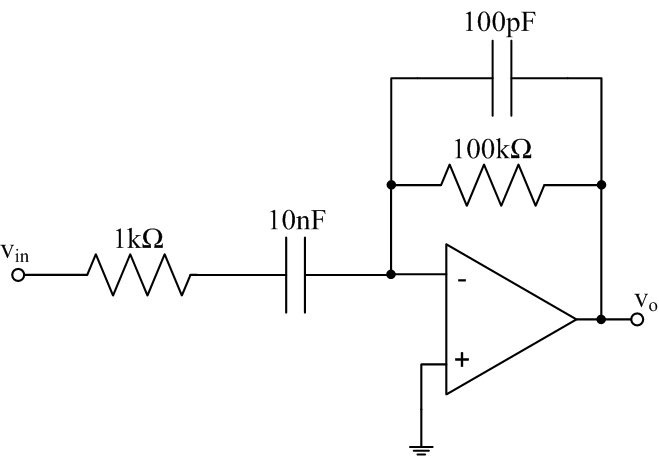 Derive the transfer function H(j?) = Vo/Vin for this | Chegg.com