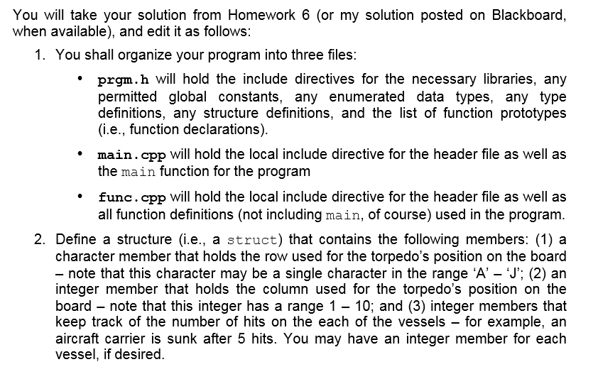 C++ Battle Ship Previous Code: /* | Chegg.com