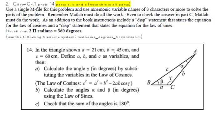 Solved Use a single M-file for this problem and use mnemonic | Chegg.com