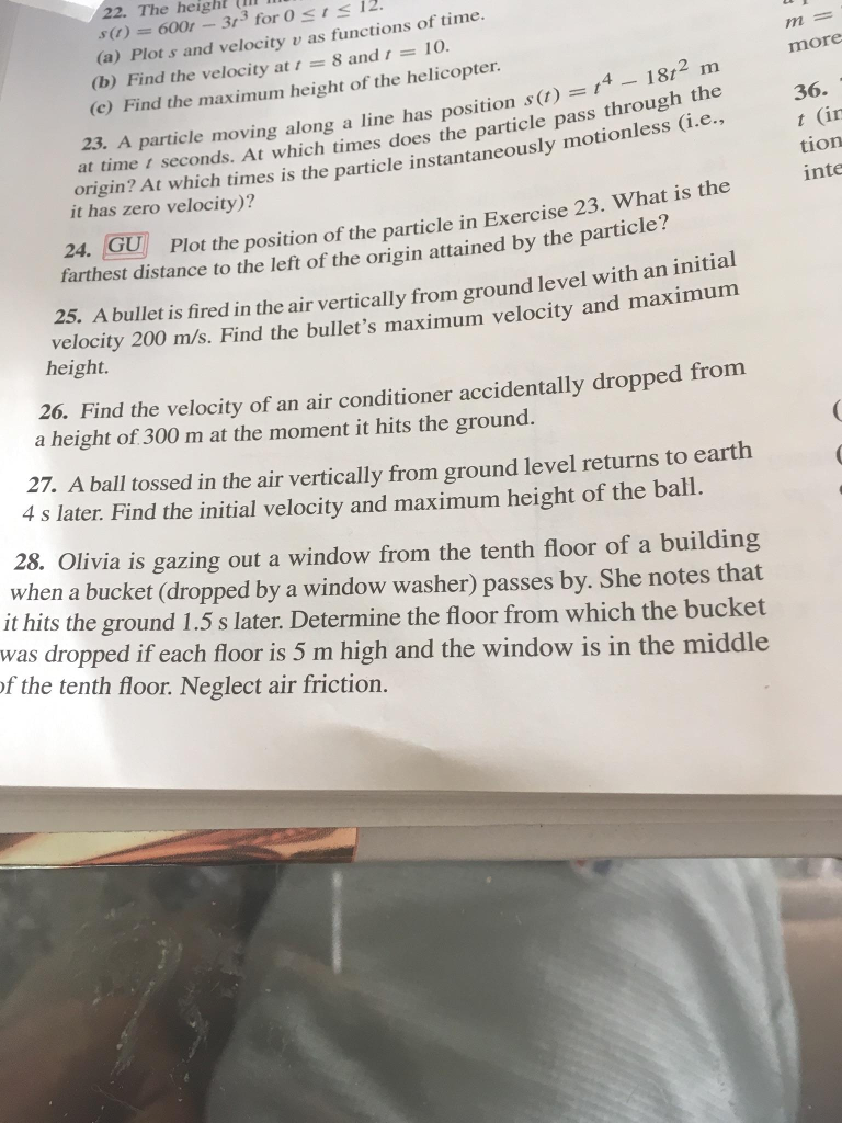 Solved A particle moving along a line has position s(t) = | Chegg.com