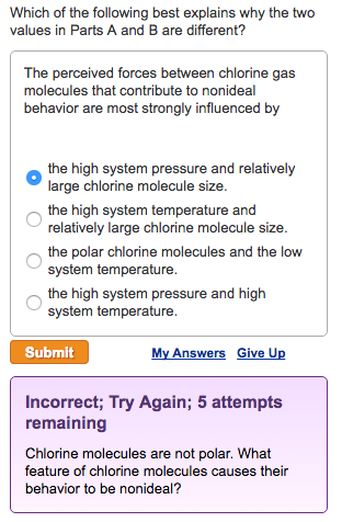 Solved ?Which of the following best explains why the two | Chegg.com