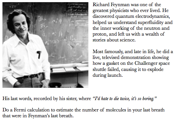 Solved Richard Feynman was one of the greatest physicists | Chegg.com