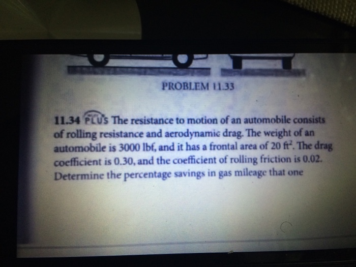 Solved The resistance to motion of an automobile consists of | Chegg.com