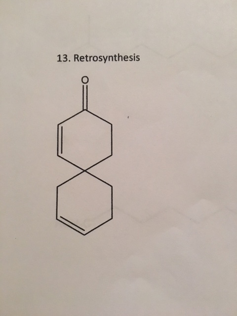 Solved 13. Retrosynthesis | Chegg.com