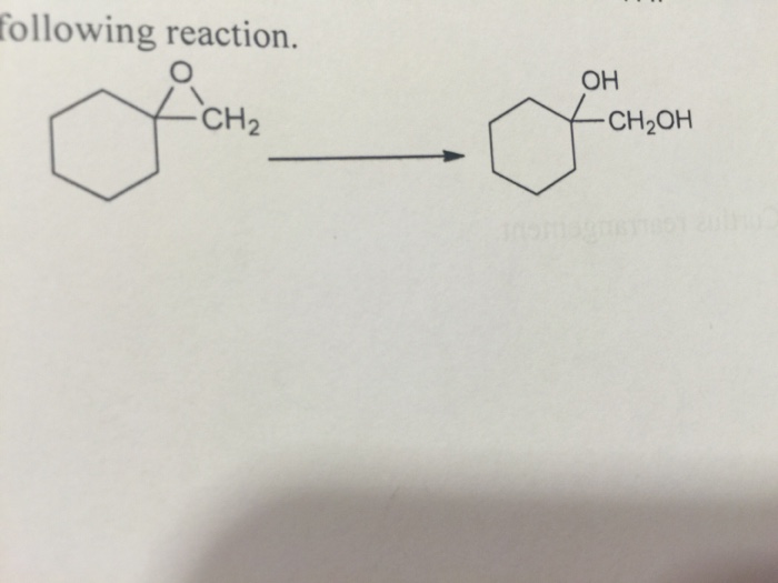 Solved Write the mechanism of the following reaction. | Chegg.com