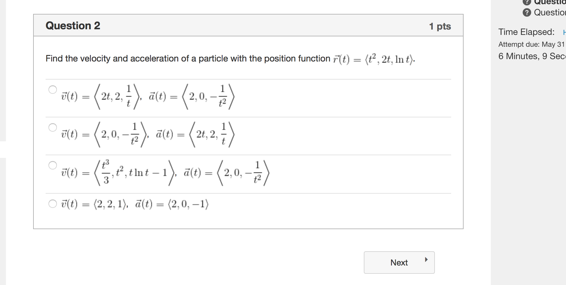 Solved Find the unit tangent vector to the parametric curve | Chegg.com