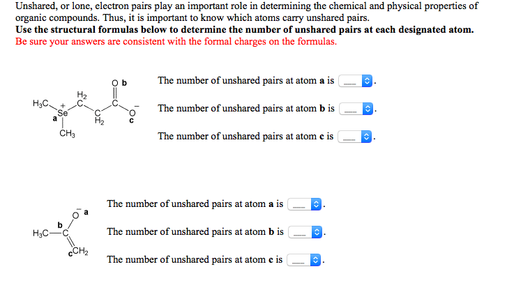 Solved Unshared, or lone, electron pairs play an important | Chegg.com