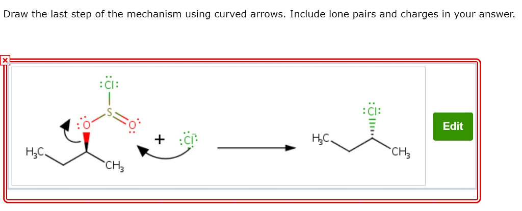 Solved Draw a mechanism for the following reaction: OH Cl | Chegg.com