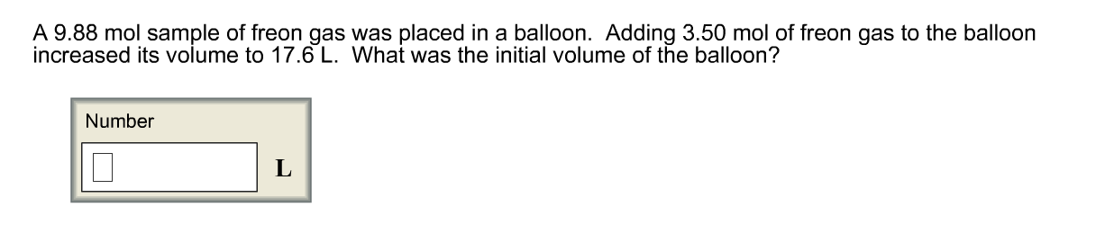 Solved A 9.88 mol sample of freon gas was placed in a | Chegg.com