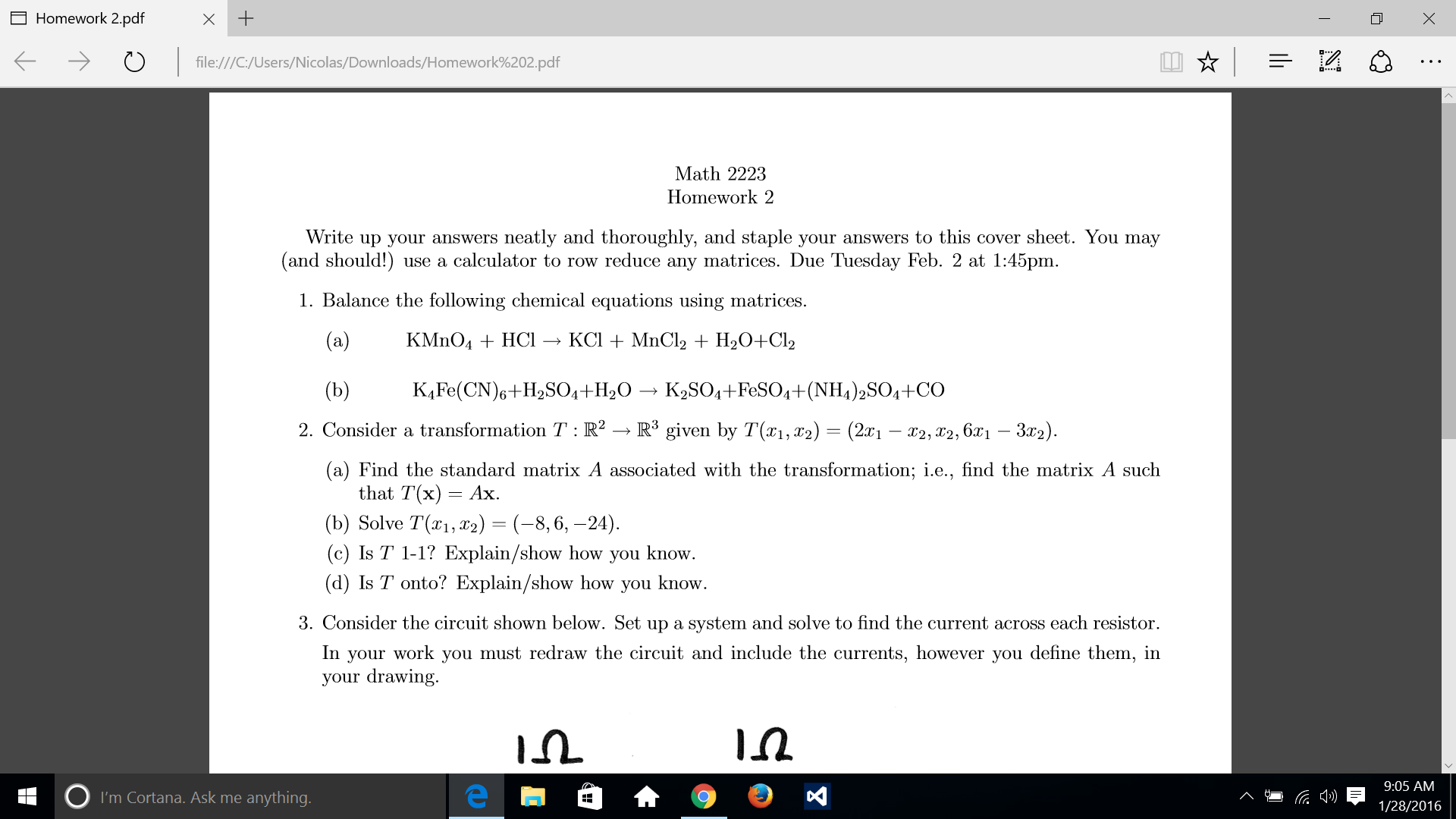 Solved Write up your answers neatly and thoroughly, and | Chegg.com