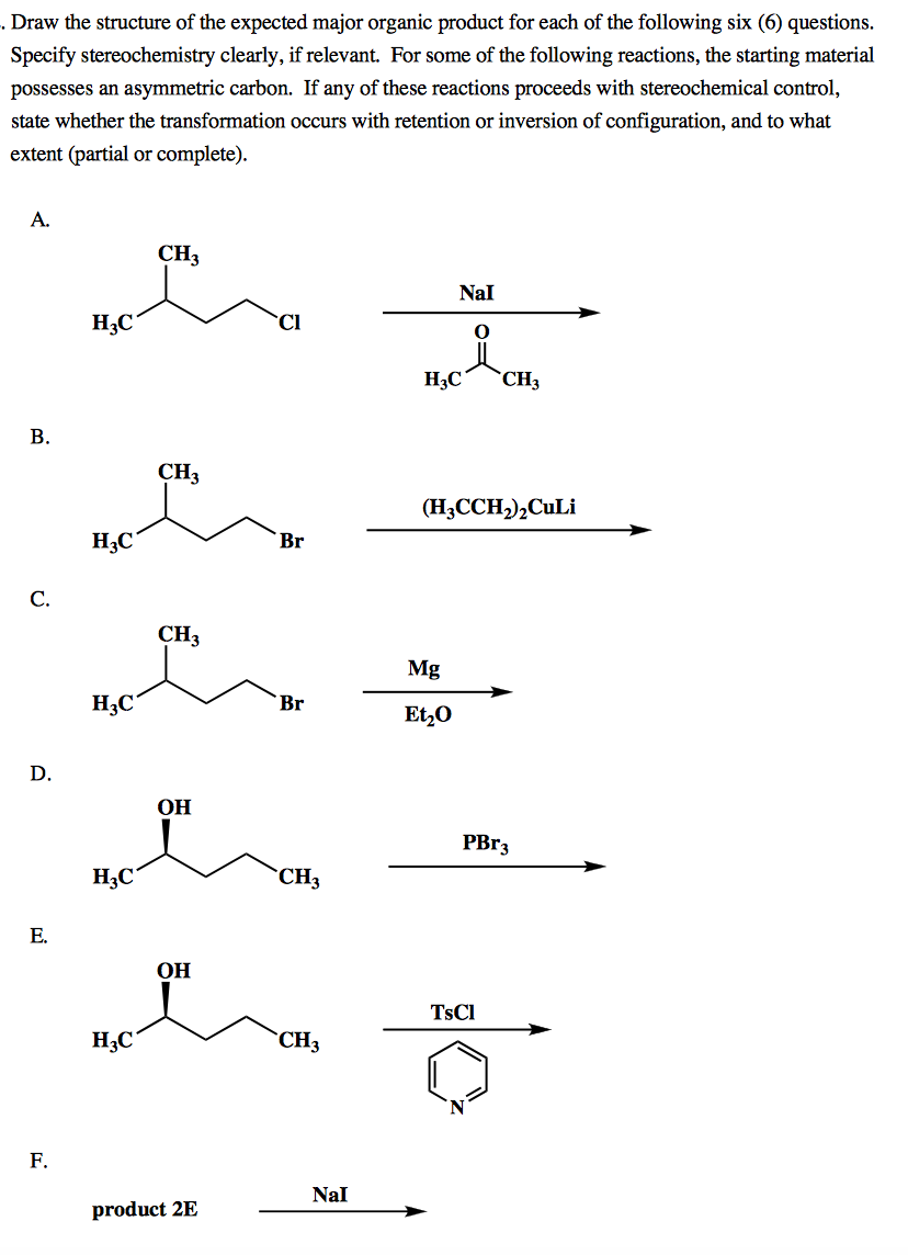 Solved Draw the structure of the expected major organic | Chegg.com