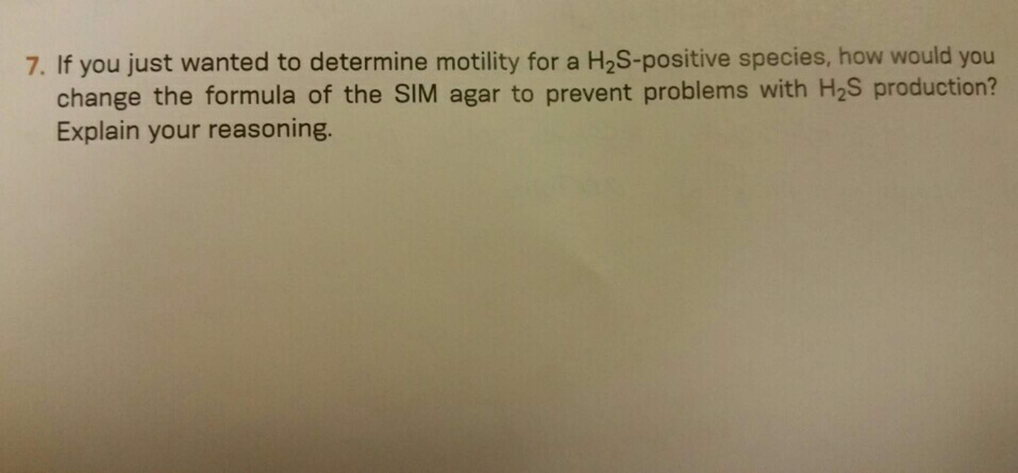 Solved If you just wanted to determine motility for a | Chegg.com