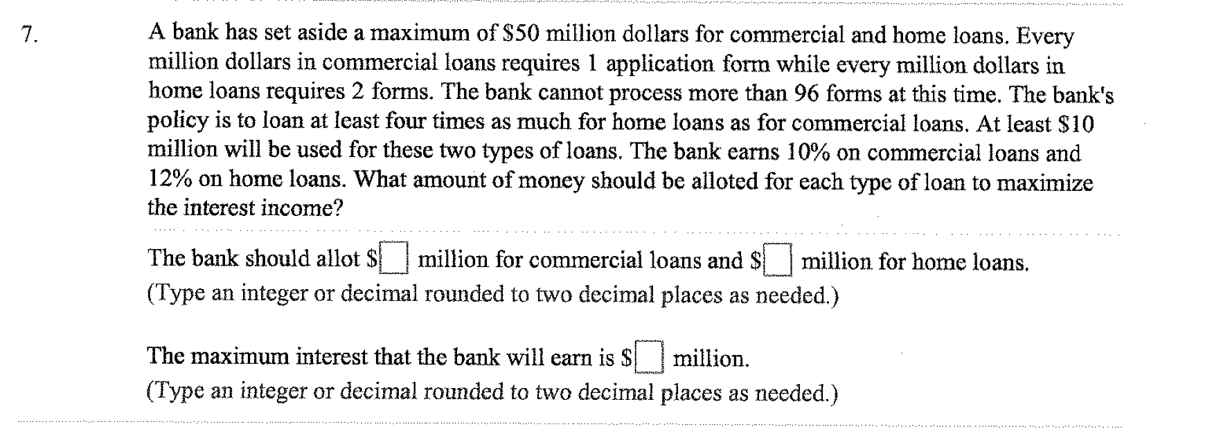 Solved Please Use Simplex Method To Solve The Following