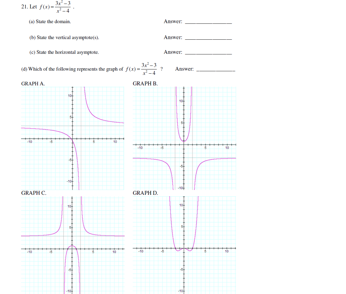 Solved State the domain. State the vertical asymptote(s). | Chegg.com Solved State the domain. State the vertical asymptote(s). | Chegg.com
