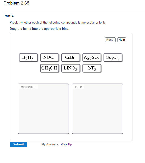 Solved Predict whether each of the following compounds is | Chegg.com