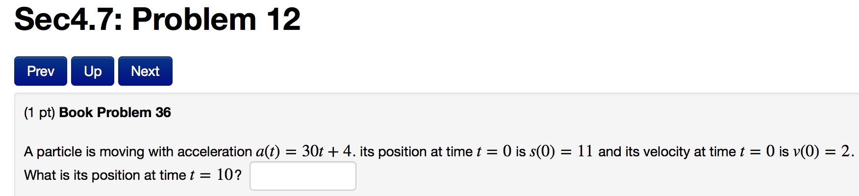 Solved A particle is moving with acceleration a(t) = 30t + | Chegg.com