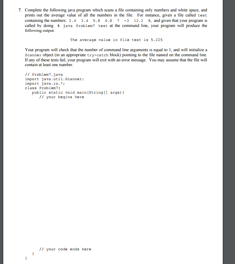java final review, step by step explaination please | Chegg.com