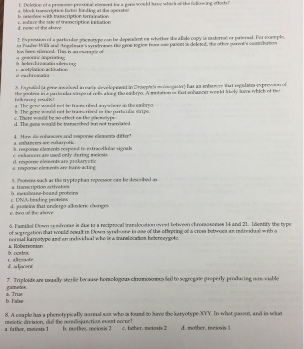 Solved Deletion of a promoter-proximal element for a gene | Chegg.com