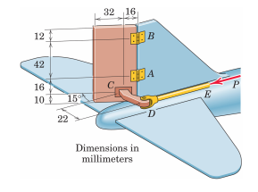 Solved Consider the rudder assembly of a radio-controlled | Chegg.com