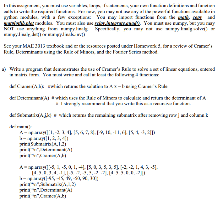 Solved In this assignment, you must use variables, loops, | Chegg.com