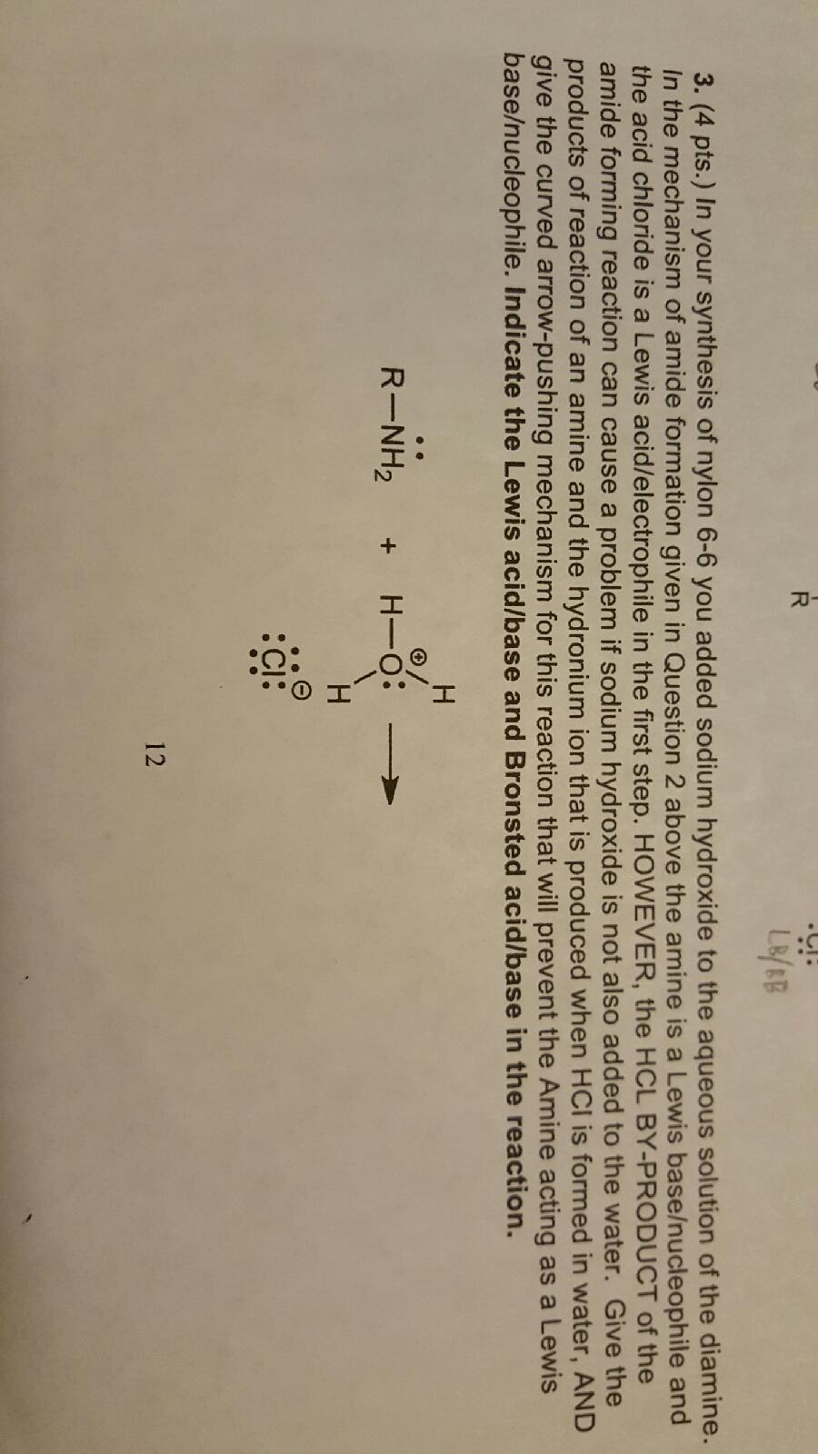 Solved In your synthesis of nylon 6-6 you added sodium | Chegg.com