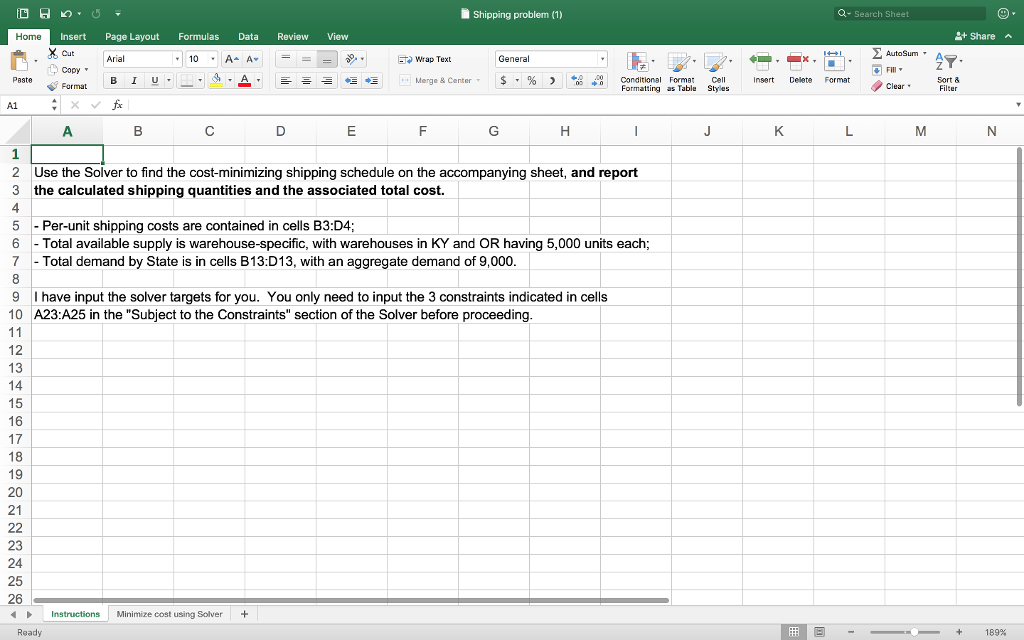 Solved Home Insert Page Layout Formulas Data Review View Eto | Chegg.com