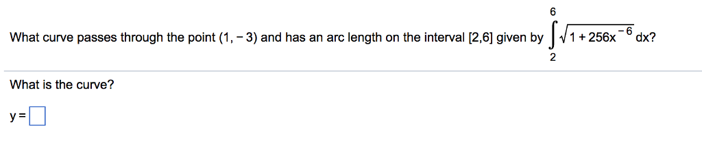 Solved What curve passes through the point (1-3) and has an | Chegg.com