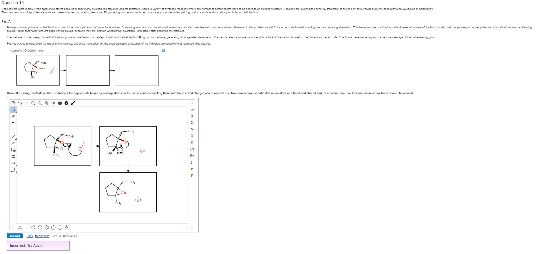 Solved Draw all missing reactants and/or products in the | Chegg.com