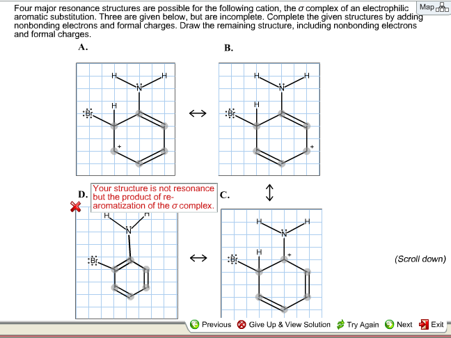 Solved Four major resonance structures are possible for the | Chegg.com