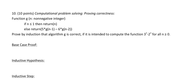 Solved 10 10 Points Computational Problem Solving