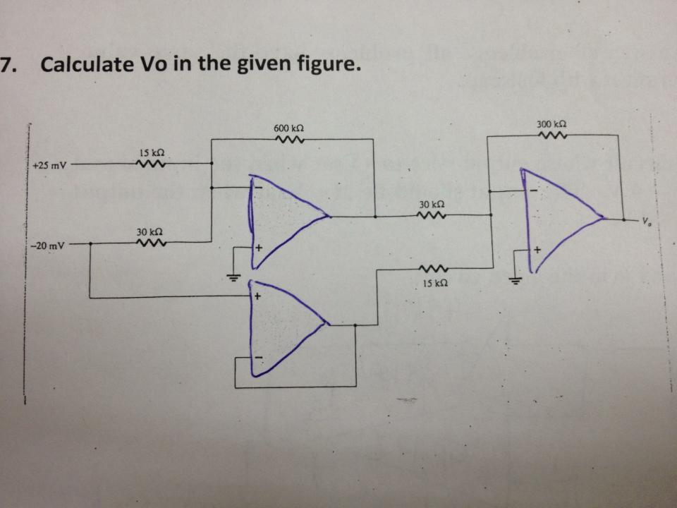Solved Calculate Vo in the given figure. | Chegg.com