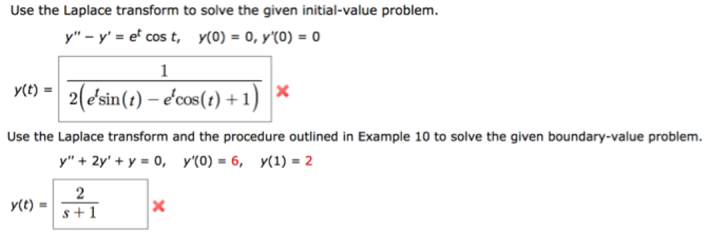Solved (a) Use the Laplace transform to solve the given | Chegg.com
