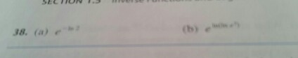 Solved e^ln2 find the exact value some help pls | Chegg.com