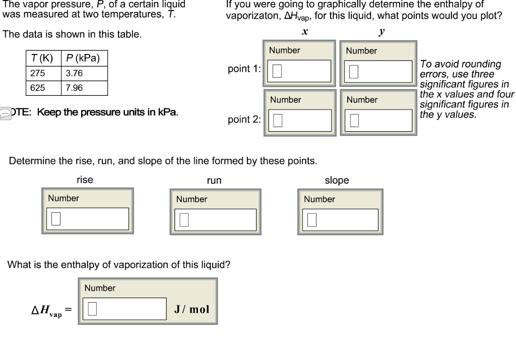 Solved certain liquid has a vapor pressure of 92.0 Torr at | Chegg.com