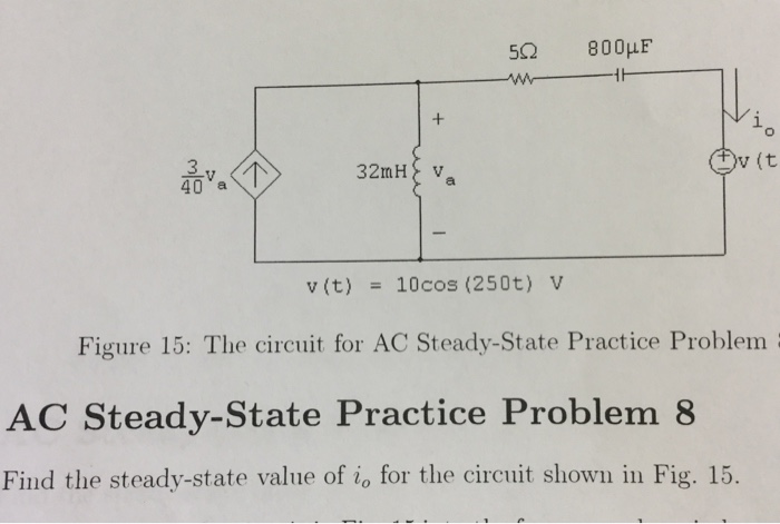 Solved The circuit for AC Steady-State Practice Problem | Chegg.com