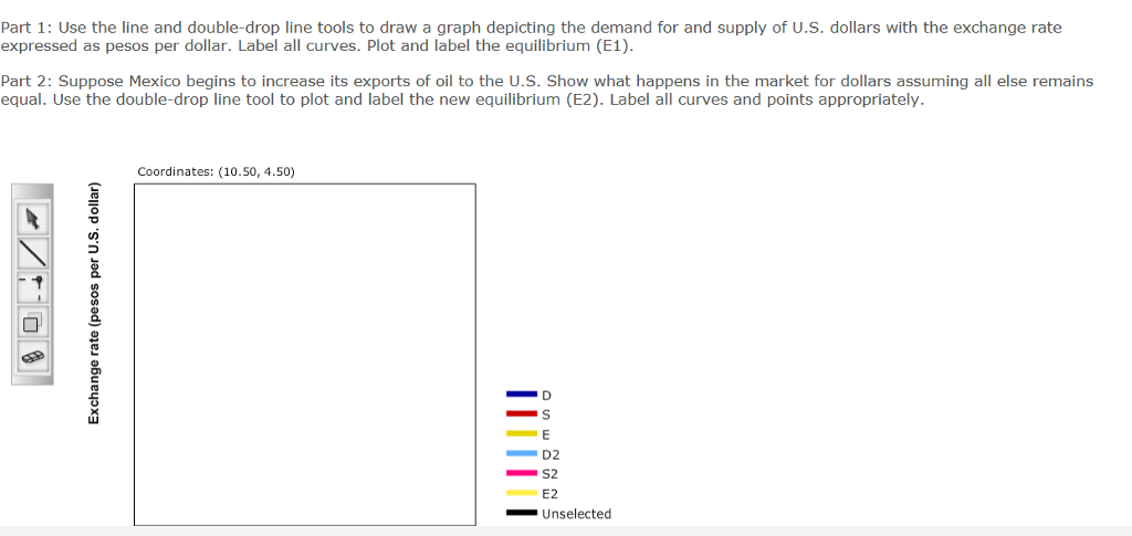 Solved Part 1: Use the line and double-drop line tools to | Chegg.com