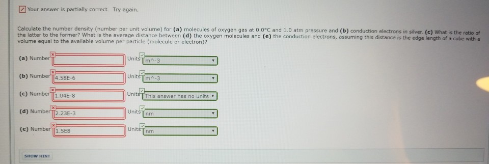 Solved Your answer is partially correct. Try again. | Chegg.com