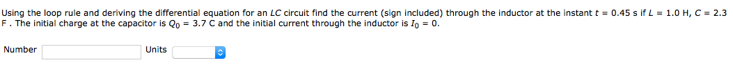 Solved Using the loop rule and deriving the differential | Chegg.com