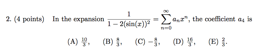 Solved The correct answer is A but how do we do this? | Chegg.com