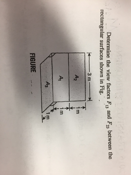 Solved Determine the view factors F_13 and F_23 between the | Chegg.com