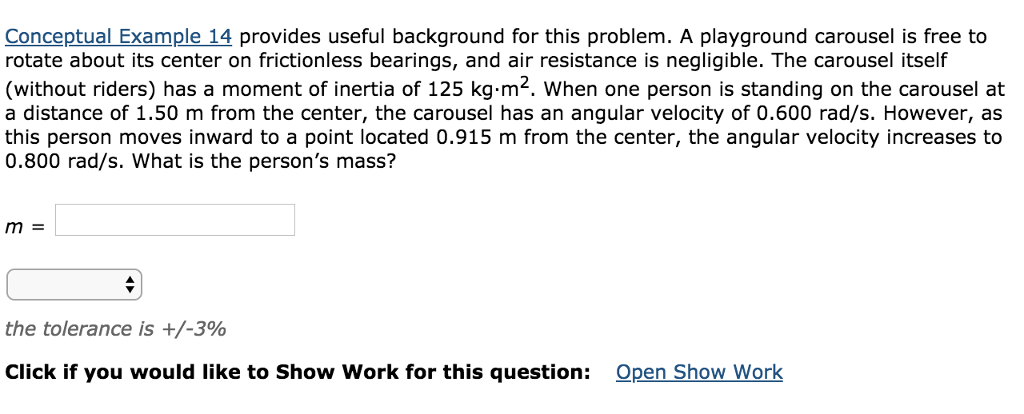 Solved Conceptual Example 14 provides useful background for | Chegg.com