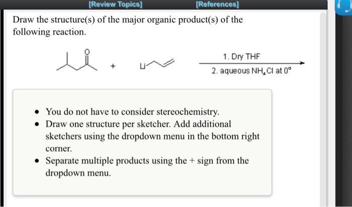Solved Review Topics References) Draw the structure(s) of | Chegg.com