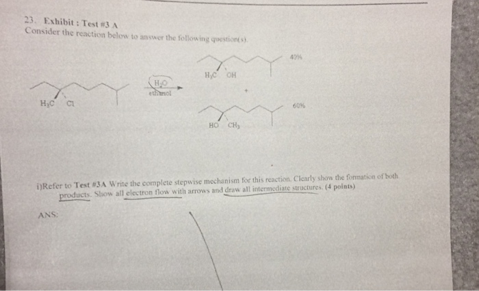 Solved Consider the reaction below to answer the following | Chegg.com
