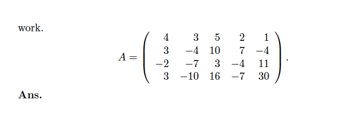 Solved 3. Use as many columns of A as possible to construct | Chegg.com